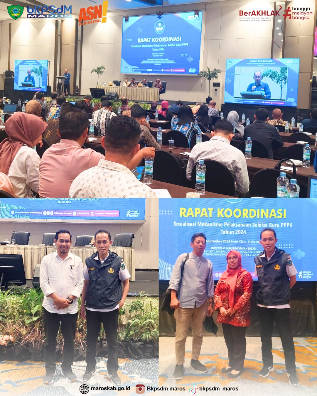 RAPAT KOORDINASI TEKNIS PELAKSANAN SELEKSI PPPK JF Guru PADA INSTANSI DAERAH TAHUN 2024. - PPID ...